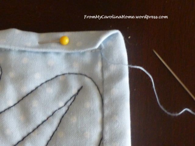 Quilt Binding Tutorial Part 4 – stitching the edge to the back – From ...